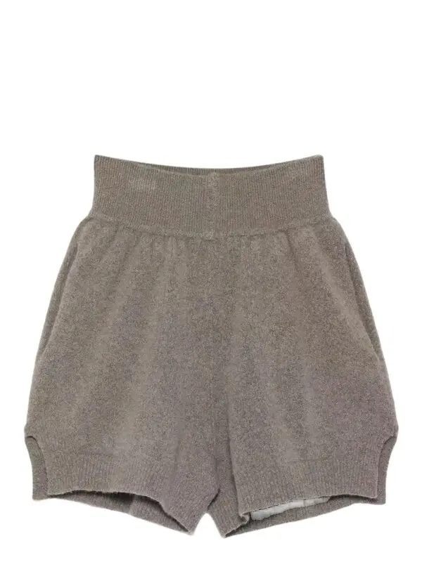 Rick Owens Dust Knitted Shorts - Grey