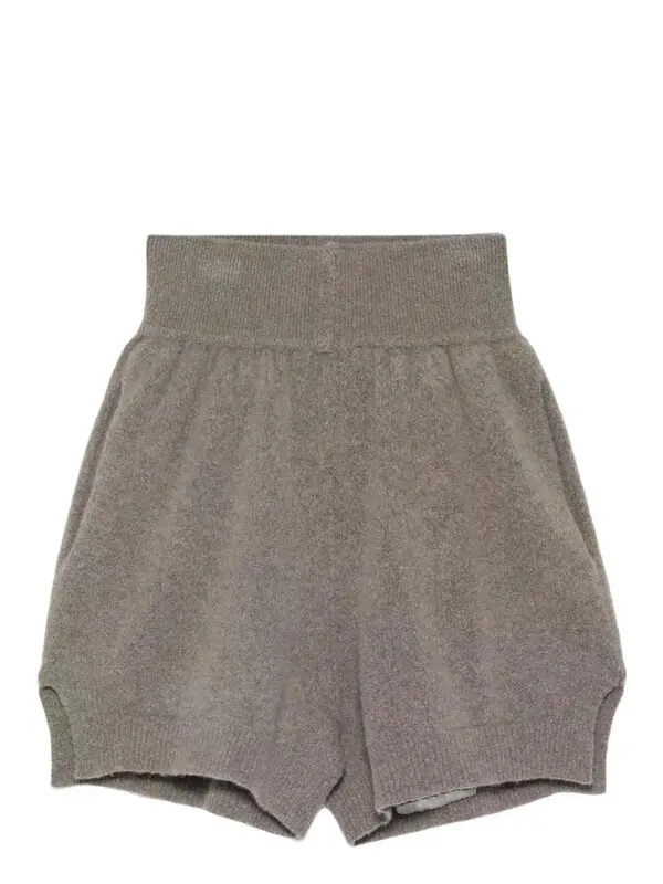 Rick Owens Dust Knitted Shorts - Grey