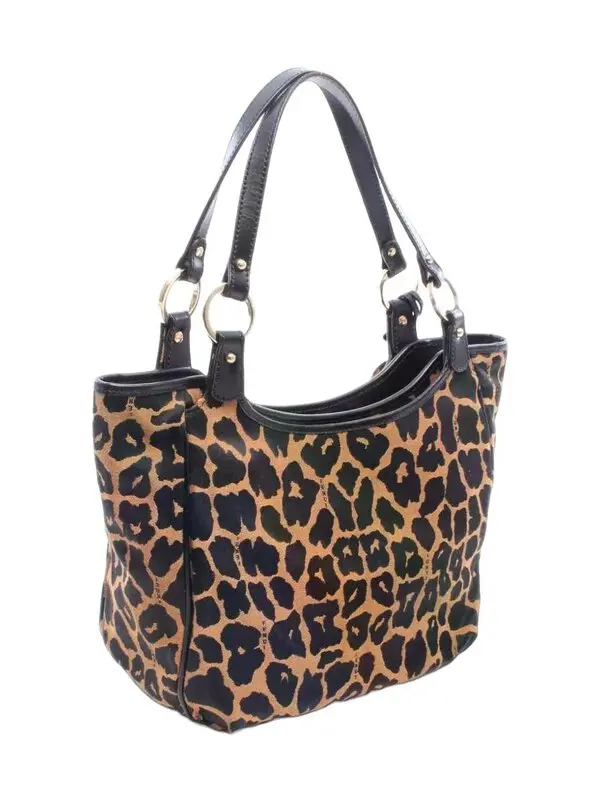 Fendi Leopard Print Shoulder Bag - Brown