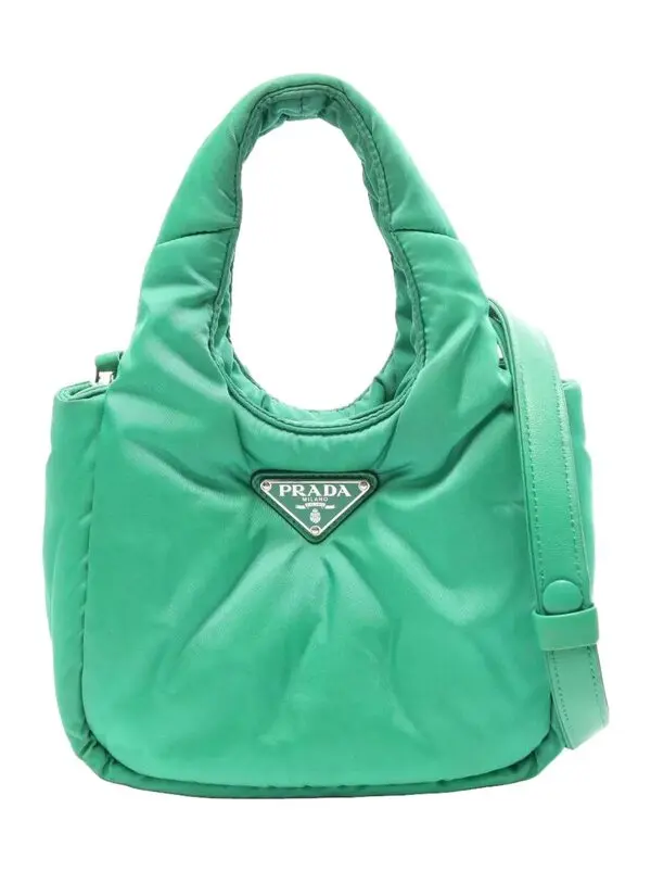 Prada Padded Tote Bag - Green