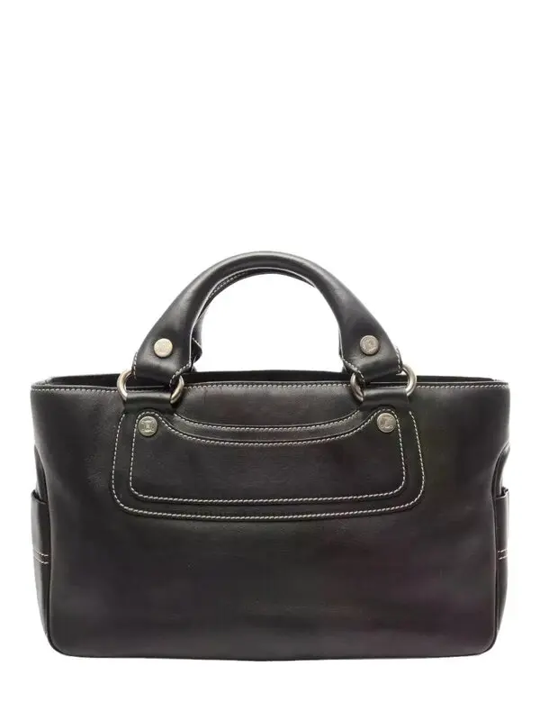 Celine Leather Boogie Handbag - Black
