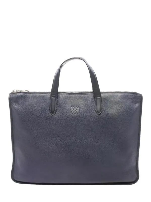 Loewe Leather Briefcase - Blue