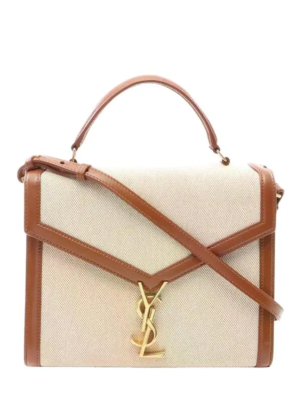 Saint Laurent Cassandra Crossbody Bag - Neutrals