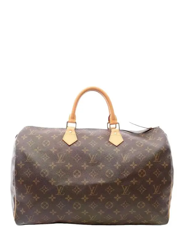 LOUIS VUITTON Speedy Monogram Handbag - Brown