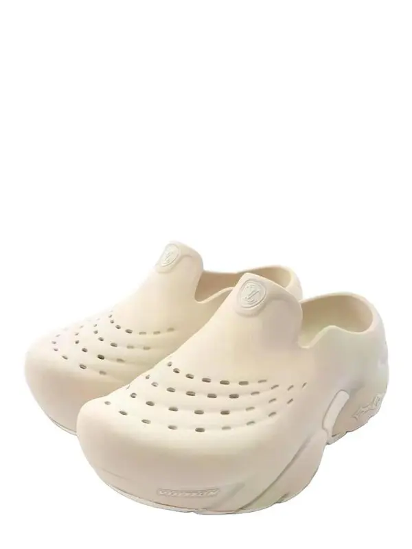 LOUIS VUITTON 2020s Shark Line Slip-on Sandals - Neutrals