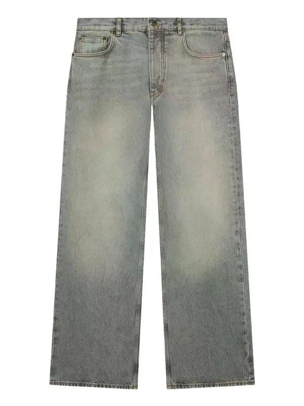 Off-White Half Arrow Slim Relaxed Jeans - Blue