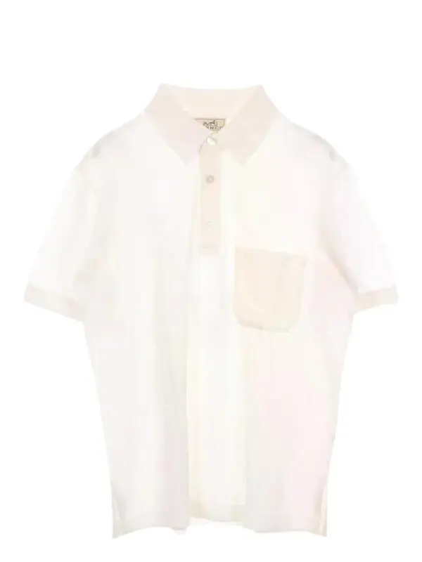 Hermès 2010s Short-sleeve Polo Shirt - White