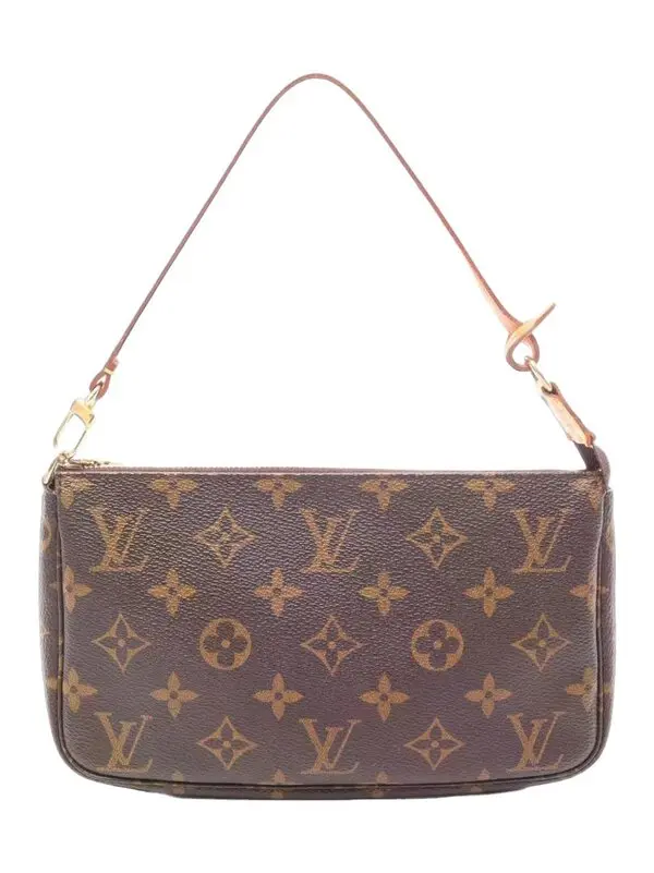 LOUIS VUITTON Pochette Accessoires Monogram Shoulder Bag - Brown