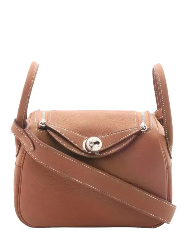 Hermès 2024 Mini Lindy Shoulder Bag - Brown