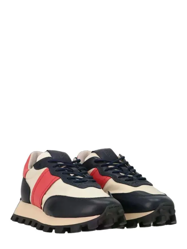 TOD'S Panelled Chunky Sole Lace-up Sneakers - Neutrals