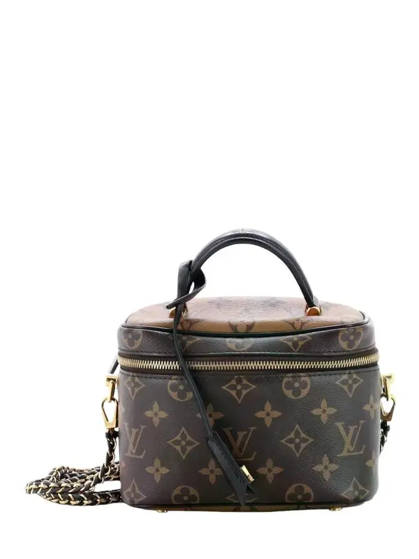 LOUIS VUITTON Reverse Monogram Satchel - Brown