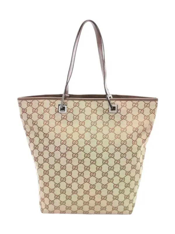 Gucci Gg Canvas Tote Bag - Neutrals
