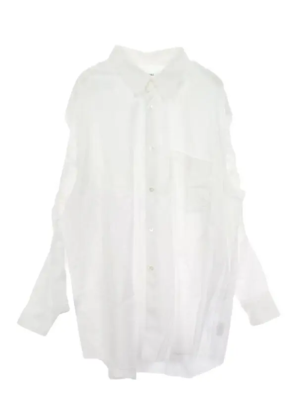 Comme Des Garçons 2010s Long-sleeved Shirt - White
