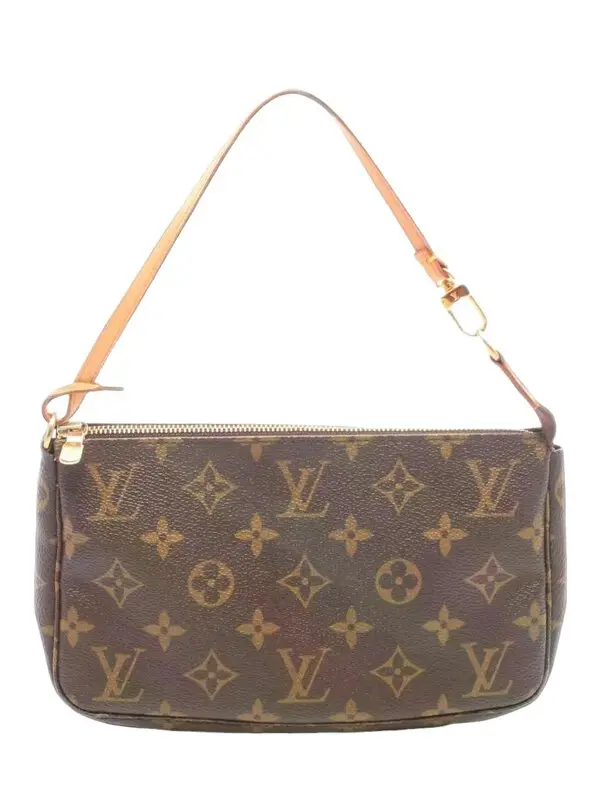 LOUIS VUITTON Pochette Accessoires Monogram Tote Bag - Brown