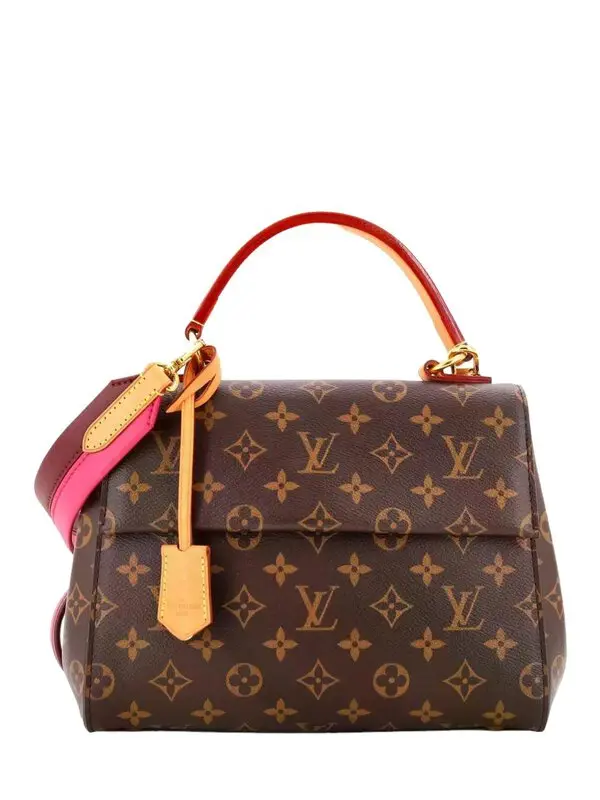 LOUIS VUITTON Cluny Top Handle Bag - Brown