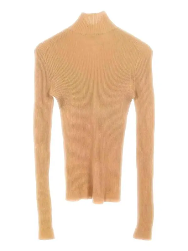Hermès Ribbed Turtleneck Sweater - Neutrals