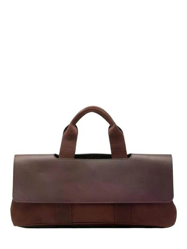 Hermès Toile And Swift Valparaiso Long Mm Handbag - Brown