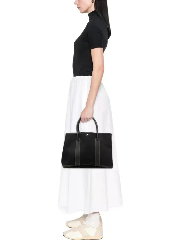 Hermès Toile And Negonda Garden Party 36 Tote Bag - Black