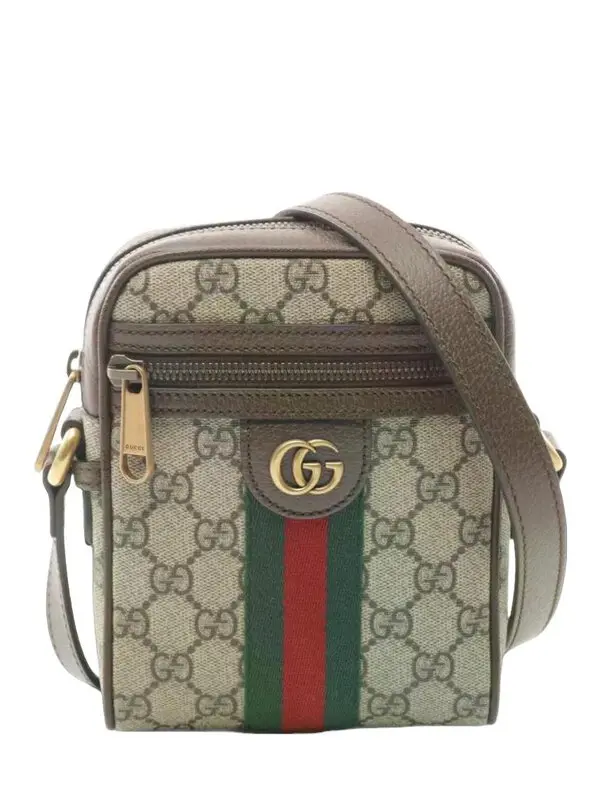 Gucci Ophidia Gg Supreme Mini Bag - Neutrals
