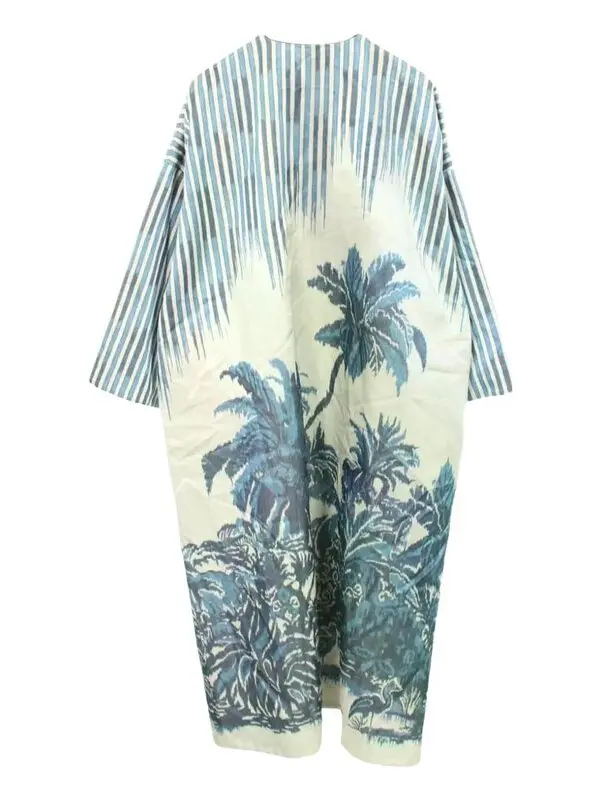Dior Reversible Gown Coat - Blue