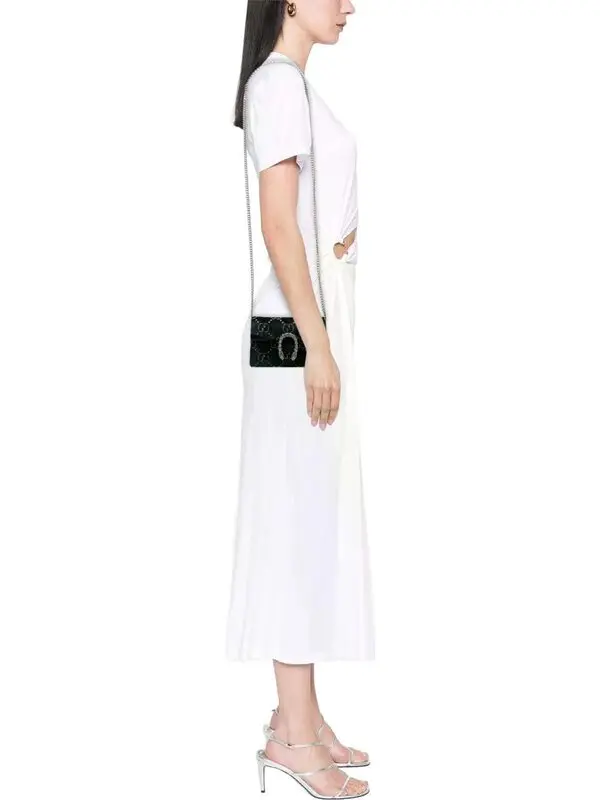 Gucci Dionysus Mini Gg Velvet Crossbody Bag - Blue