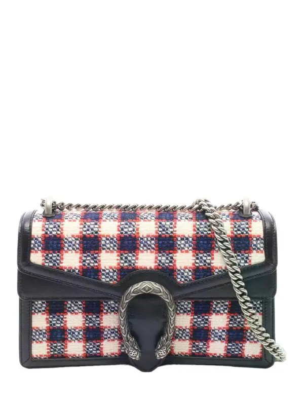 Gucci Dionysus Embroidered Shoulder Bag - Black