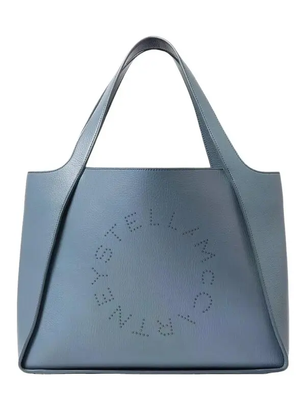Stella McCartney Logo Tote Bag - Blue