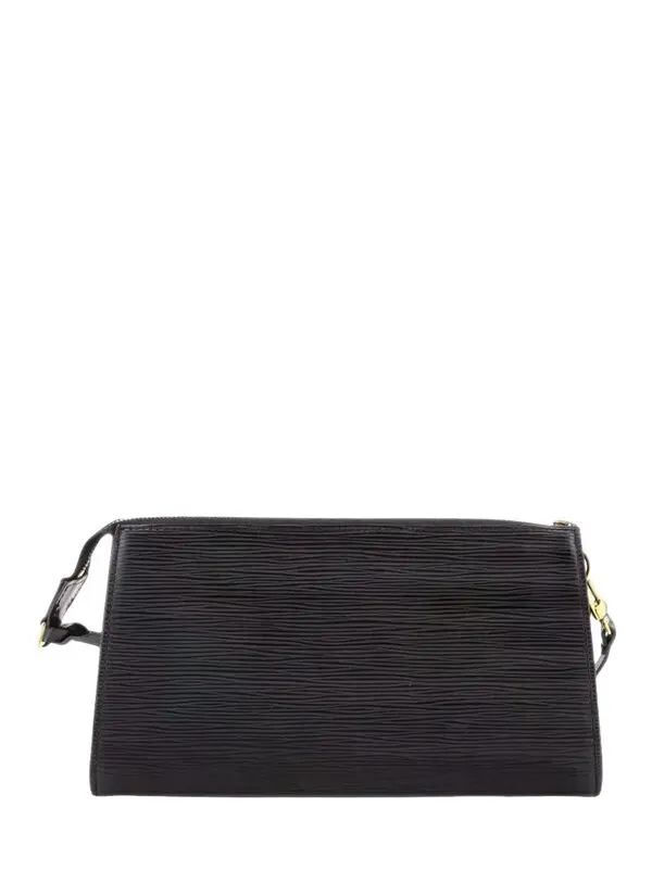 LOUIS VUITTON Epi Leather Pochette Accessoires Clutch Bag - Black