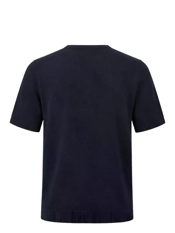 ROBERTO COLLINA Fine-knit T-shirt - Blue