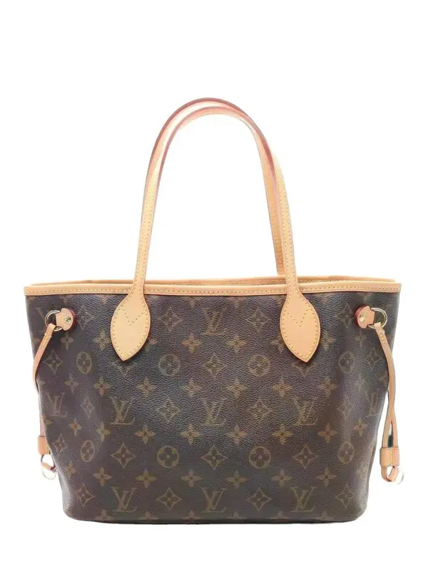 LOUIS VUITTON Monogram Canvas Neverfull Pm Tote Bag - Brown