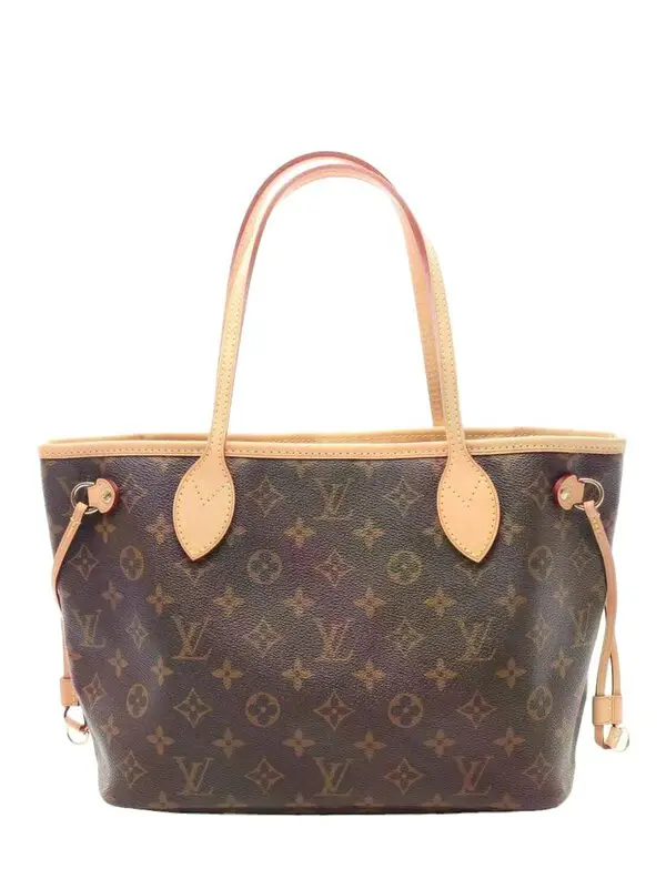 LOUIS VUITTON Monogram Canvas Neverfull Pm Tote Bag - Brown