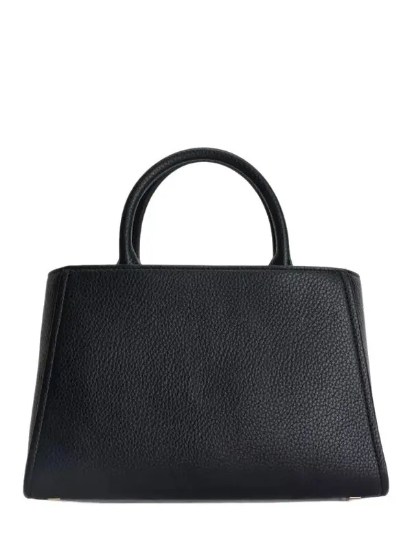 Elisabetta Franchi Logo Plaque Tote Bag - Black
