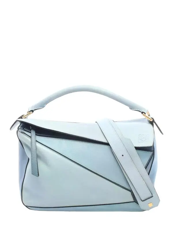 Loewe 2000s Medium Puzzle Tote Bag - Blue