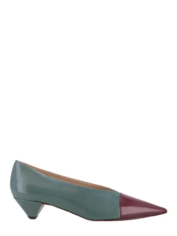 TOD'S Pointed-toe Paneled Pumps - Blue