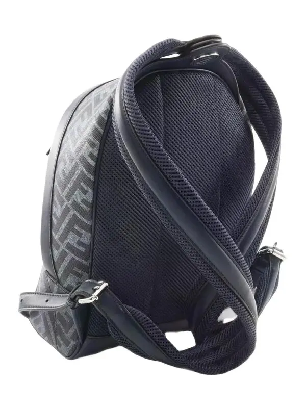 Fendi Diagonal Chiodo Backpack - Blue