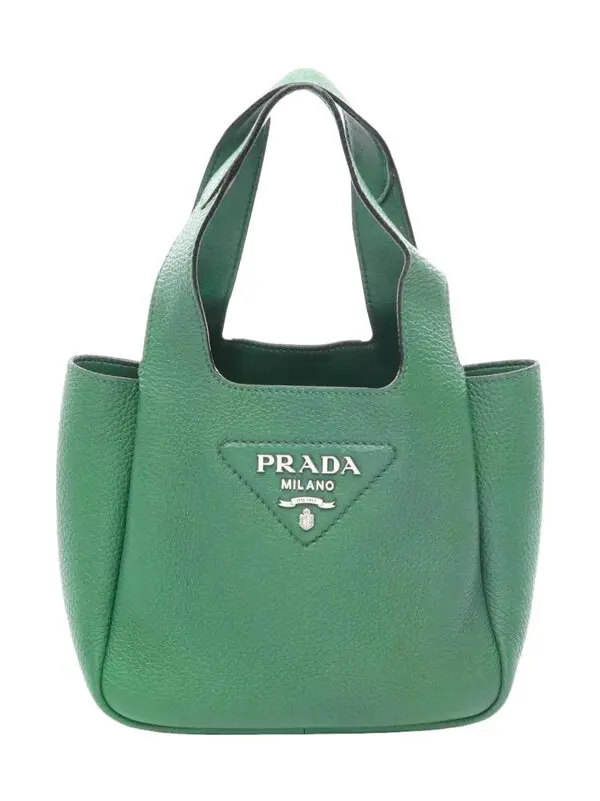 Prada 2000s Mini Tote Bag - Green