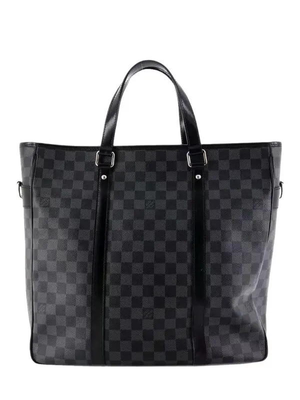LOUIS VUITTON Tadao Handbag Damier Graphite Mm Tote Bag - Black