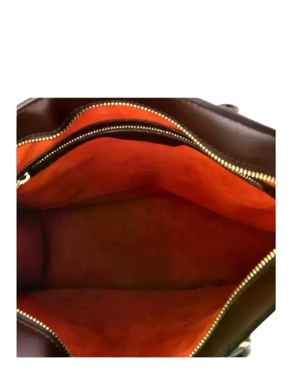 LOUIS VUITTON Damier Ebene Sac Plat Pm Tote Bag - Brown