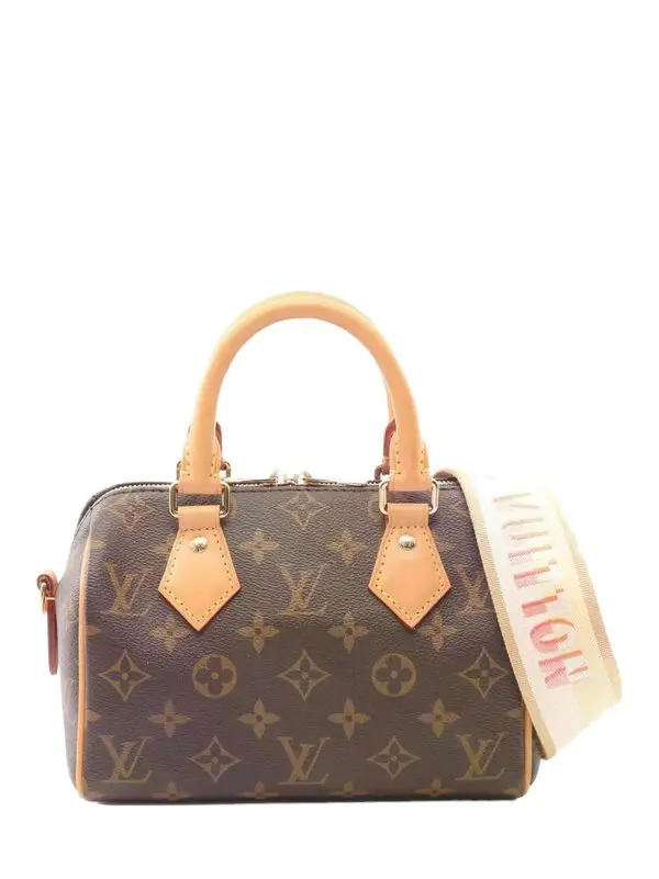 LOUIS VUITTON Speedy Bandoulière Monogram Mini Bag - Brown