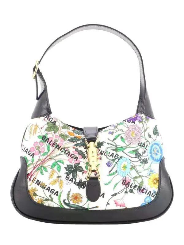 Balenciaga X Gucci The Hacker Project Jackie 1961 Small Hobo Bag - Black