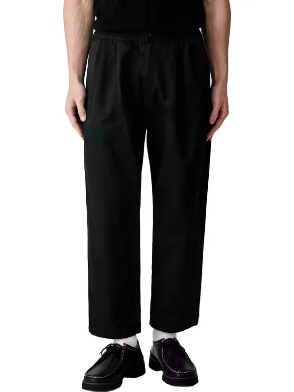 NEIGHBORHOOD Pleated Elasticated-waist Trousers - Black