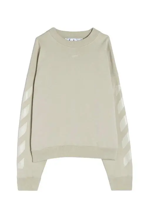 Off-White Rubber Arrows Sweatshirt - Beige