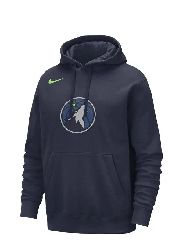 Nike Nba Minnesota Timberwolves Pullover Hoodie - Navy