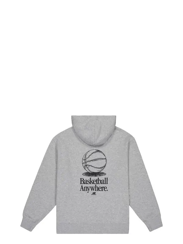 NEW BALANCE Graphic Hoodie - Grey