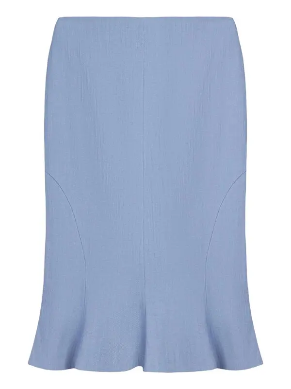 NOCTURNE Fishtail Midi Skirt - Blue