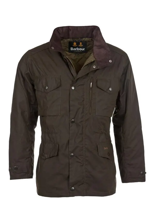 Barbour Sapper Wax Jacket - Black