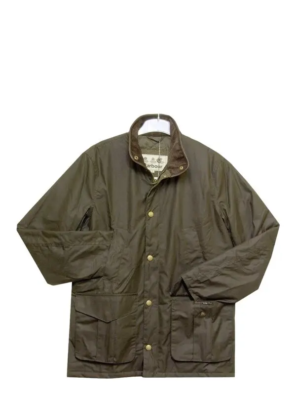 Barbour Long-sleeved Casual Jacket With Pockets - Green