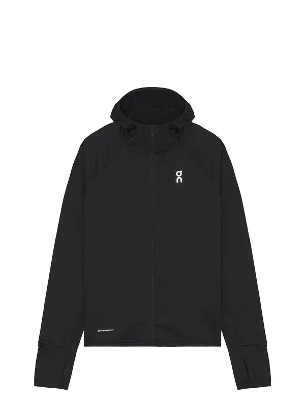 On Climate Zip Hoodie - Black