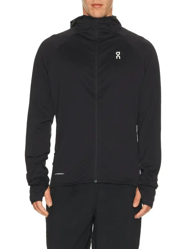 On Climate Zip Hoodie - Black