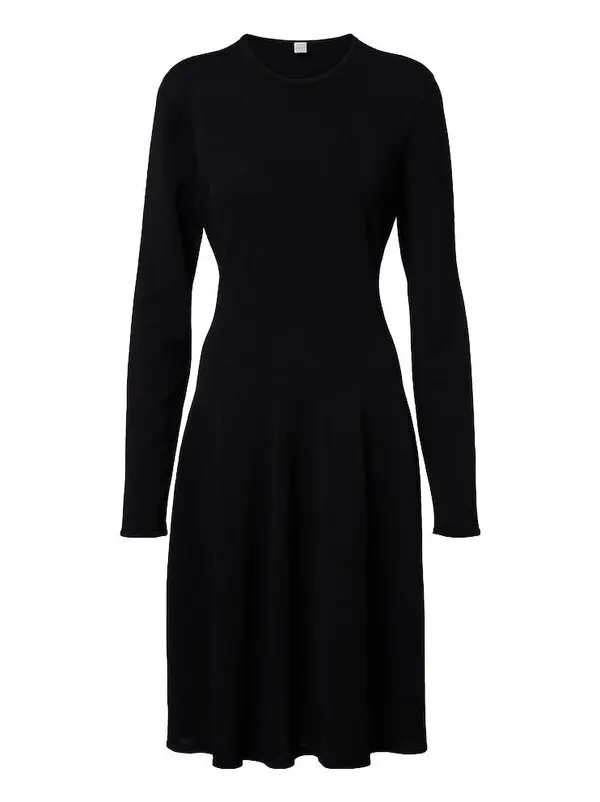TOTEME Knitted Minidress - Black